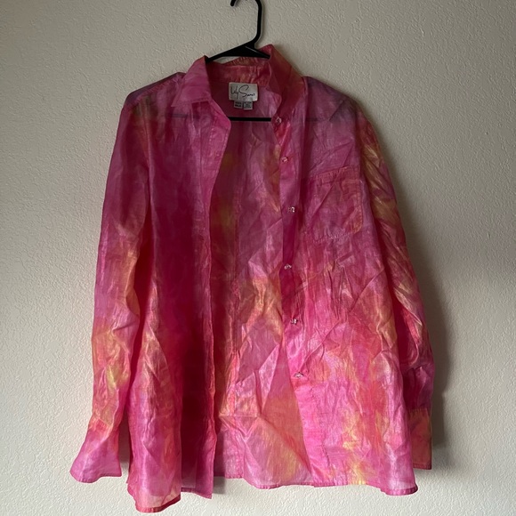 lily samii | Tops | Lily Sami Silk Blouse | Poshmark